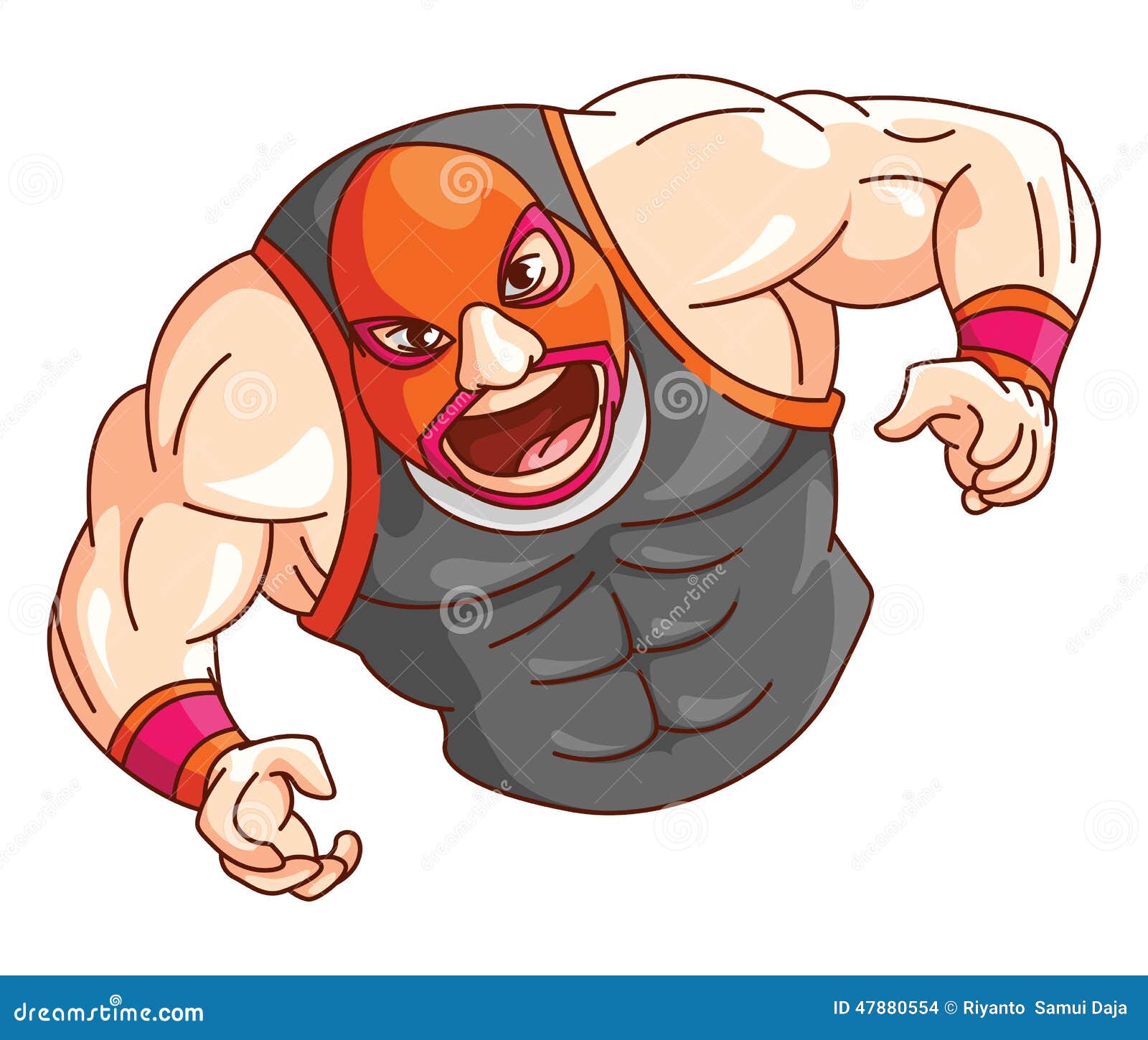 Wrestling stock vector. Illustration of person, symbol - 47880554