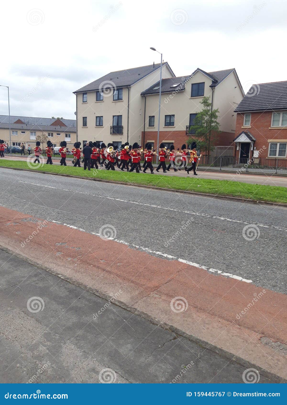 Wrexham Army Barracks Proud Marching Band Editorial Photography - Image ...