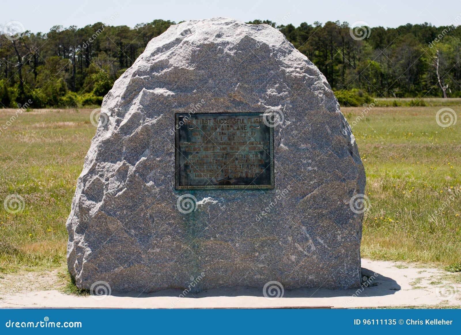 Wright Brothers National Memorial in Kitty Hawk North Carolina ...