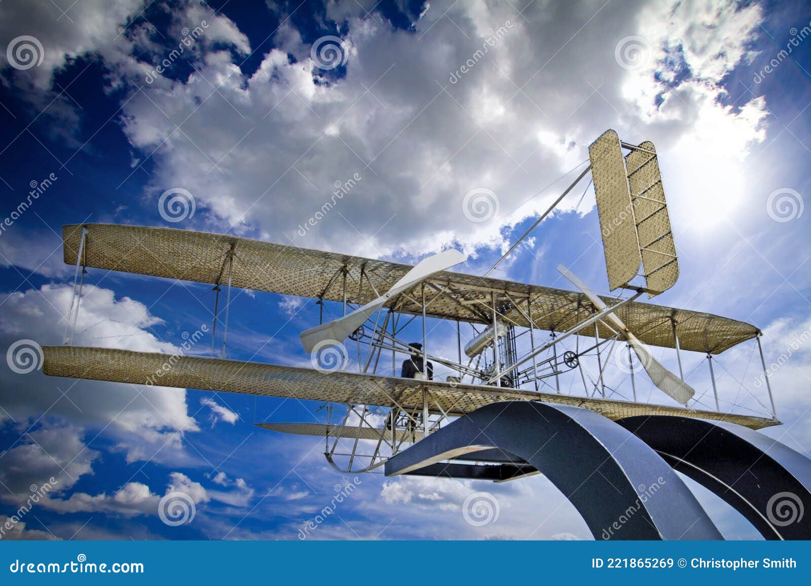 Wright Flyer Sculpture by Larry Godwin Editorial Stock Image - Image of ...
