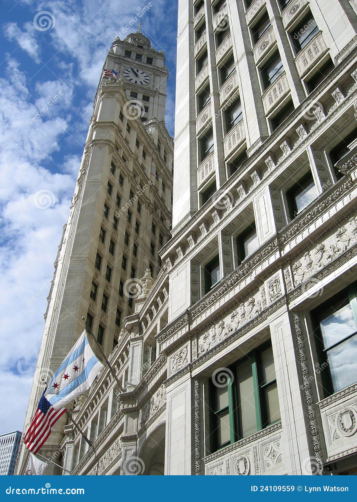 Wrigley Building, Chicago editorial stock image. Image of building ...
