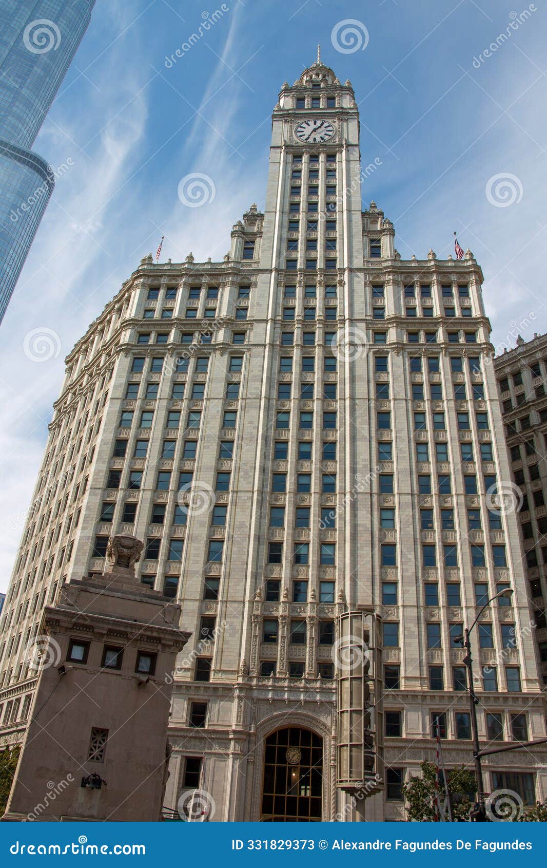 Wrigley Building, Chicago, IL, USA Editorial Stock Photo - Image of ...