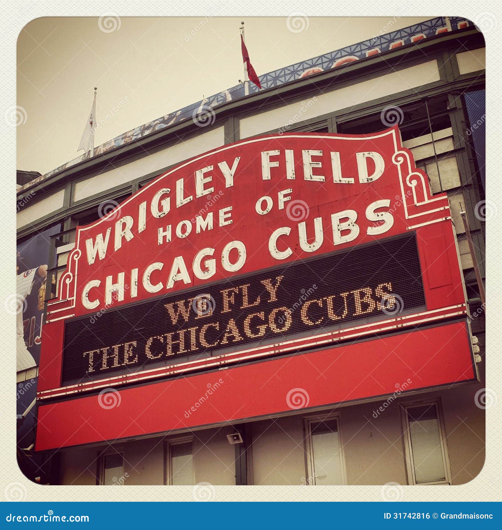 Wrigley Field editorial photo. Image of cubs, diamond - 31742816