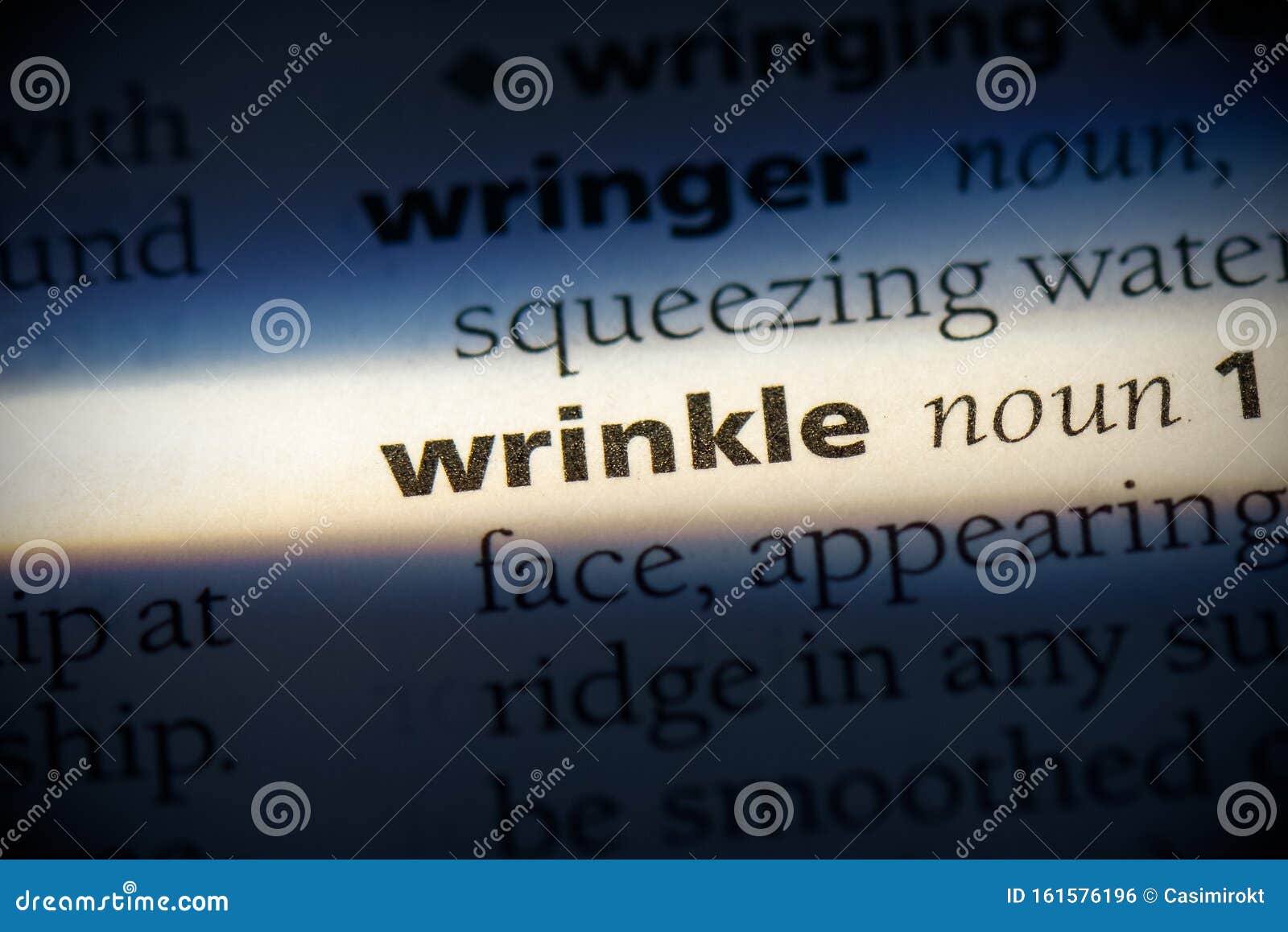 Wrinkle stock photo. Image of meaning, education, page - 161576196