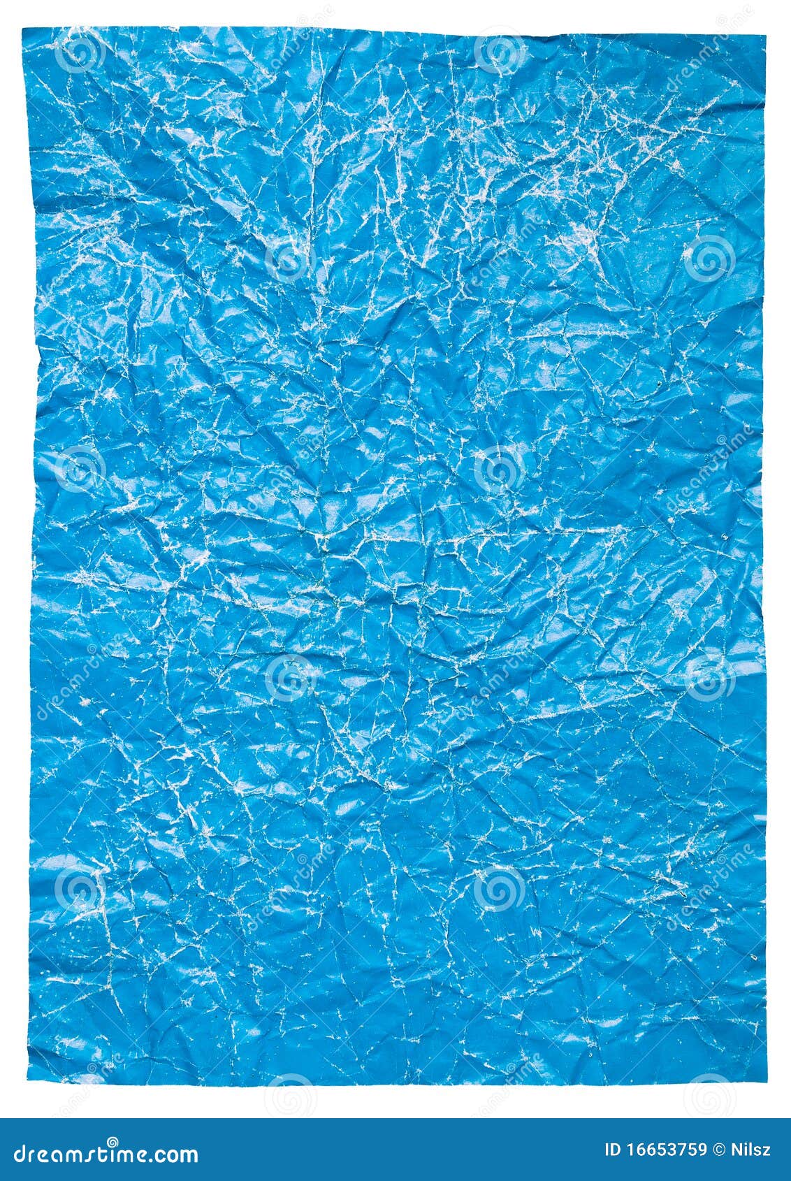 Wrinkled blue poster page stock image. Image of backdrop - 16653759
