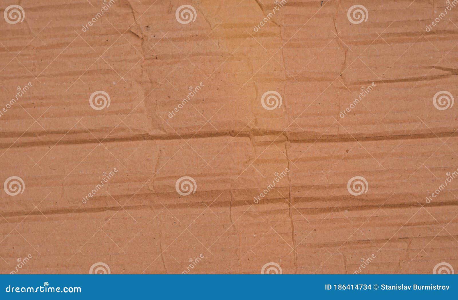 Wrinkled Cardboard Background. Textured Image Stock Photo - Image of ...