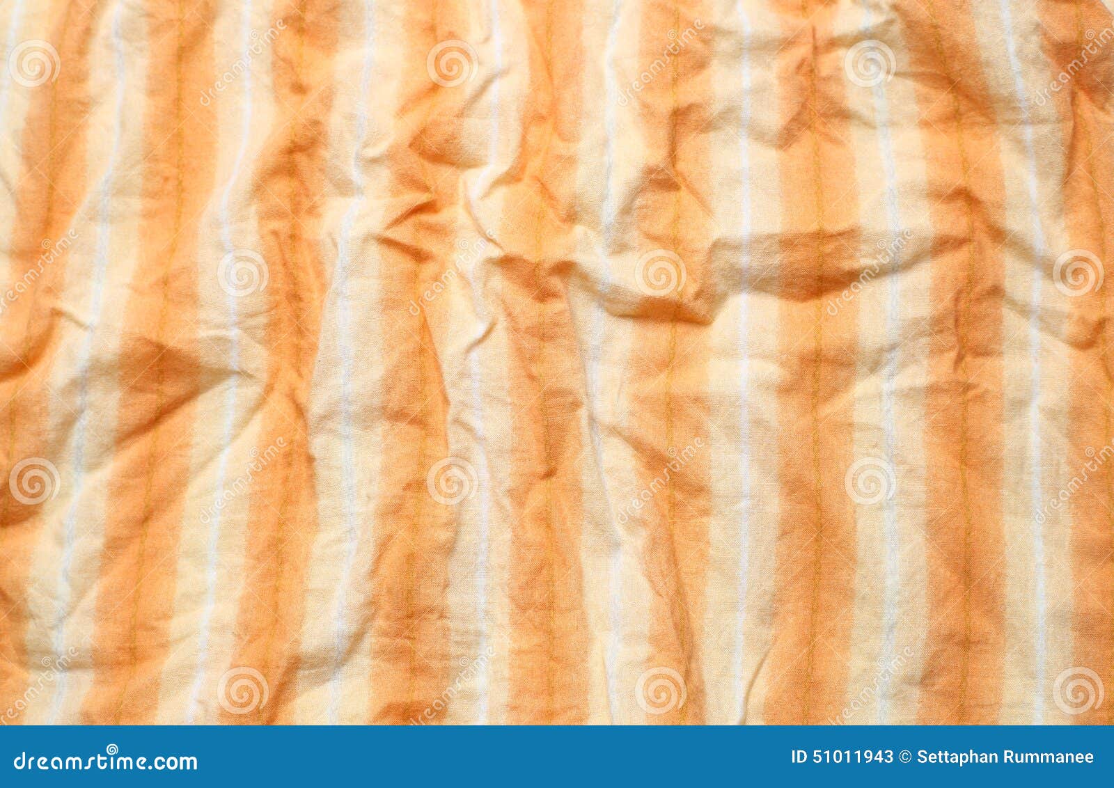 The Wrinkled of Clothes Pattern Orange Color for Background Stock Image ...