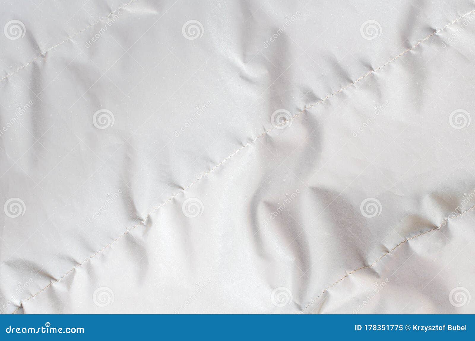 Wrinkled Cotton Lined Material. Texture or Background Stock Image ...