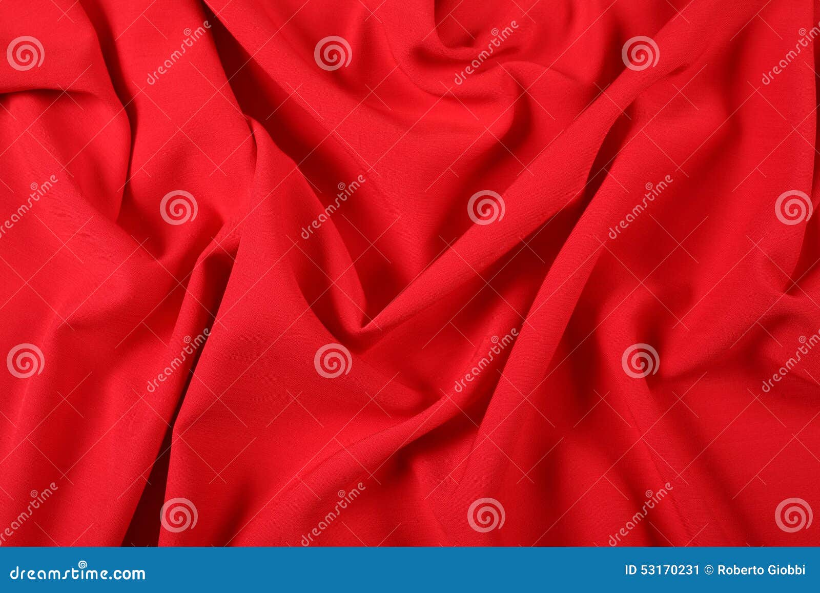Red Wrinkled Fabric Texture. Royalty-Free Stock Photography ...