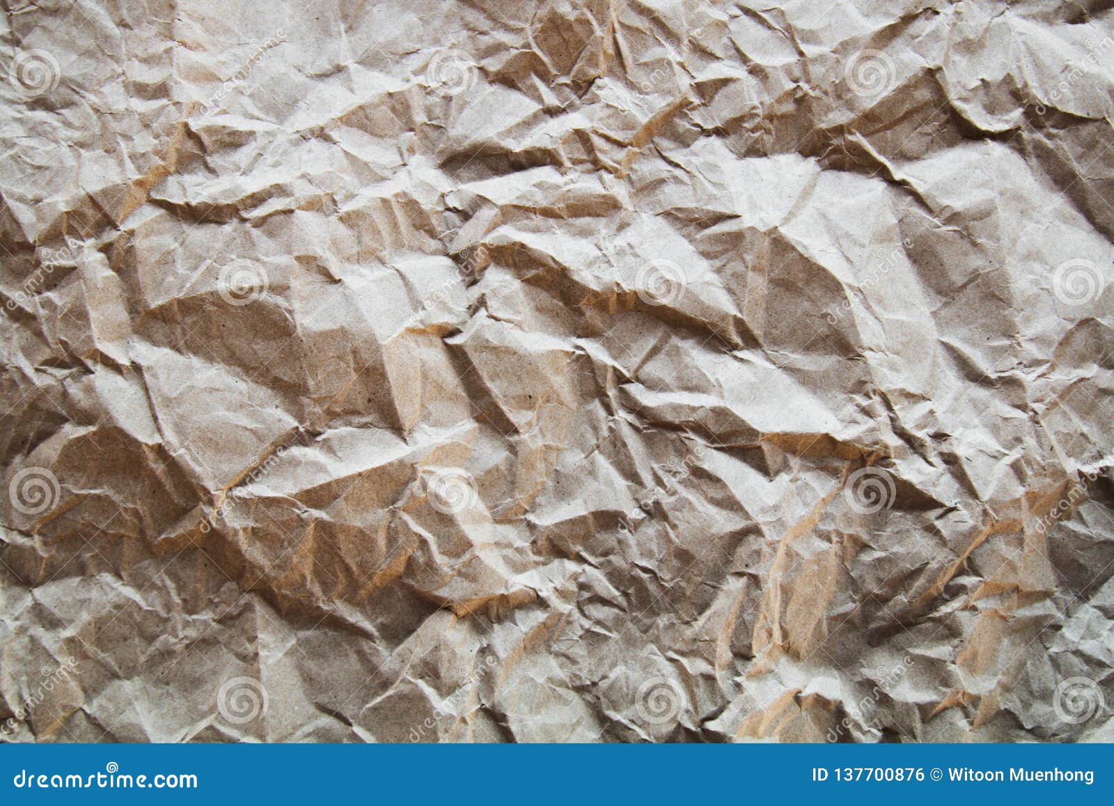 Wrinkled Kraft Paper Texture Royalty-Free Stock Photography ...