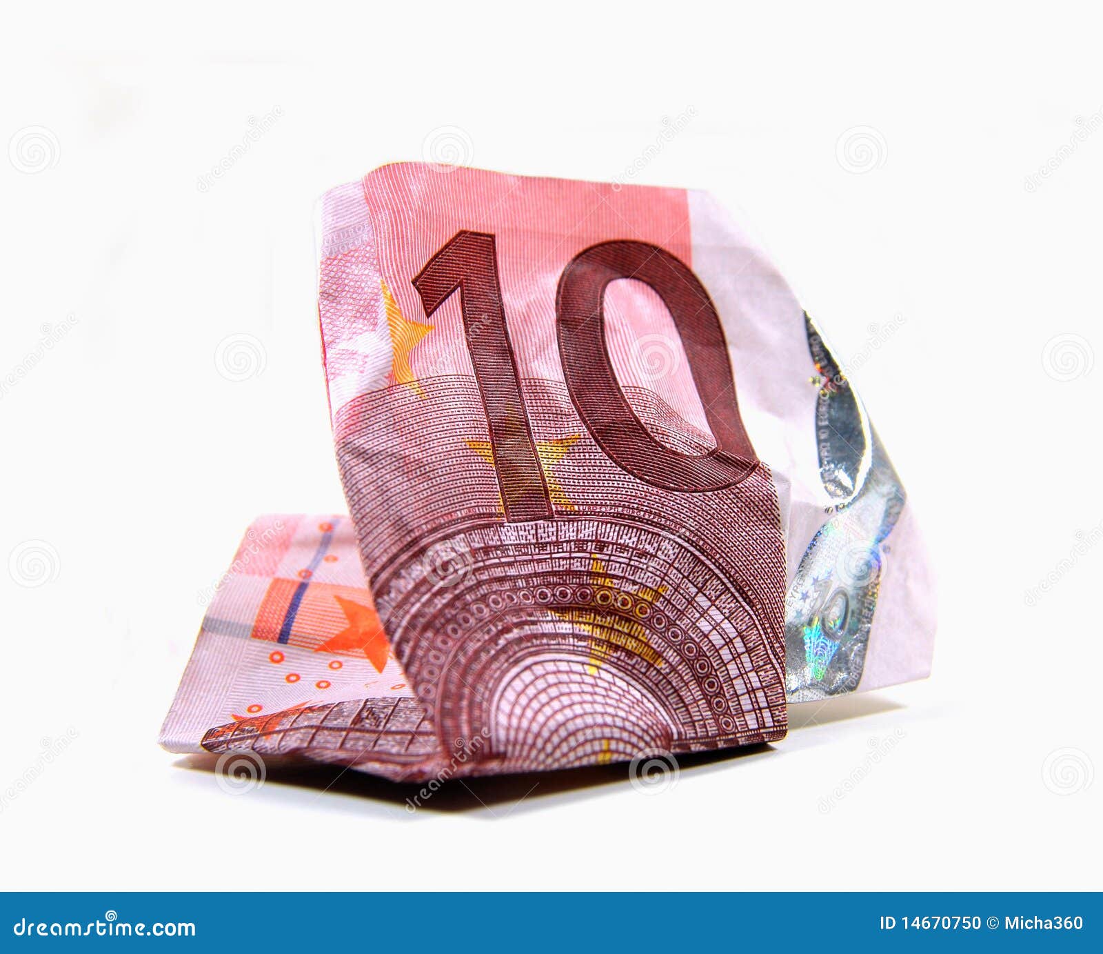 Wrinkled Money stock photo. Image of business, coins - 14670750