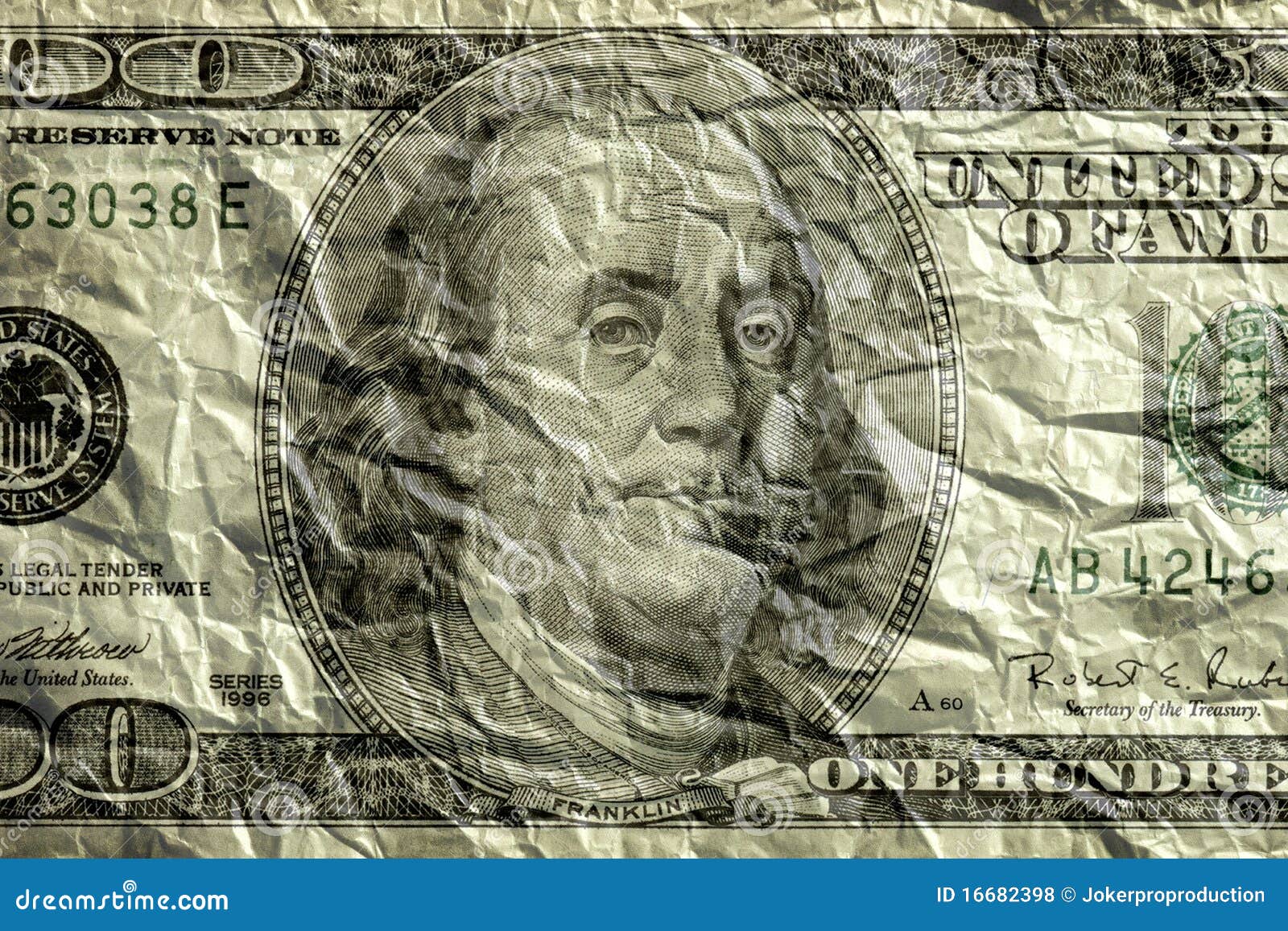 Wrinkled money stock photo. Image of abundance, inspiration - 16682398