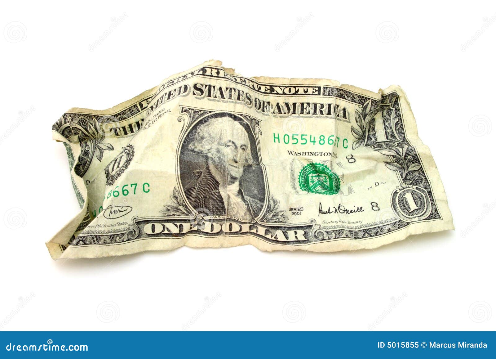 Wrinkled Money Royalty Free Stock Photo - Image: 5015855