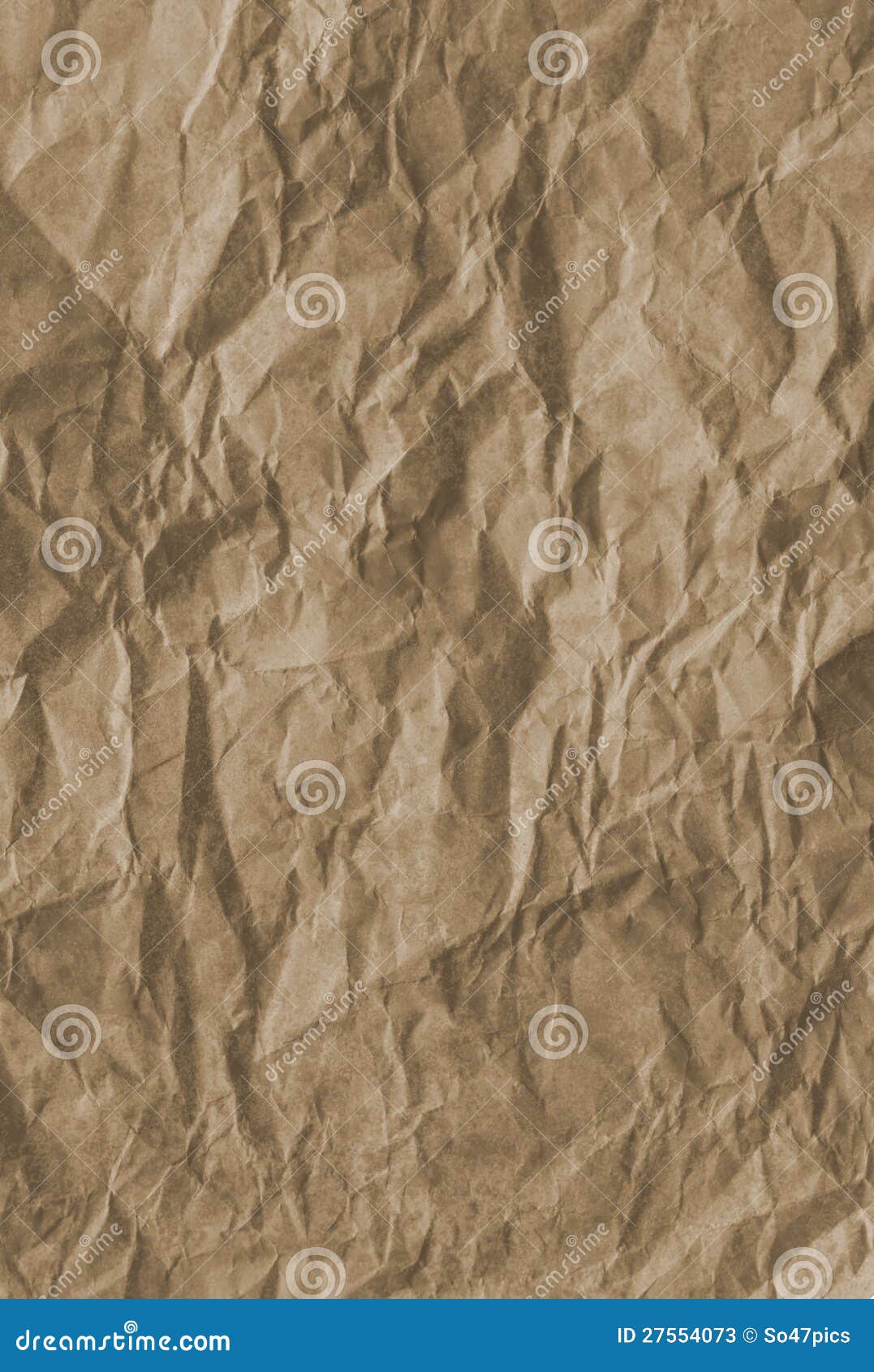Crumpled Paper Bag Background Stock Image - Image of crumpled, paper ...