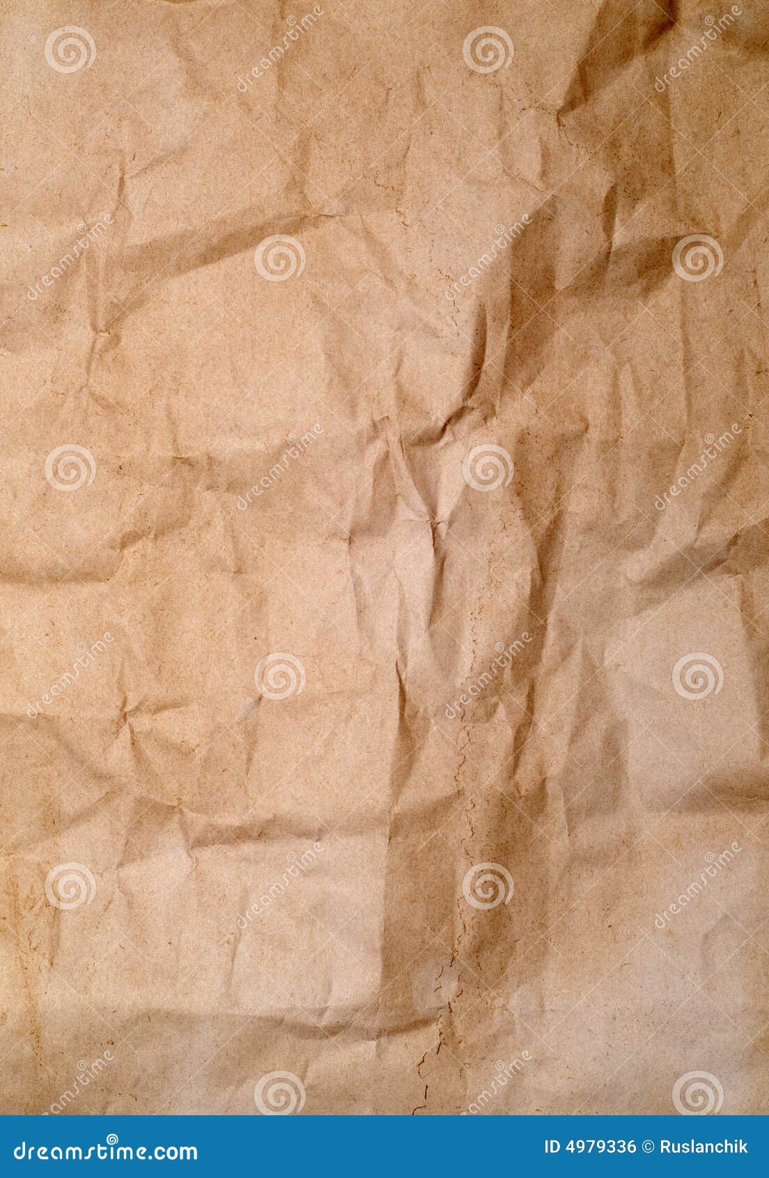 Wrinkled paper stock photo. Image of damaged, fashioned - 4979336
