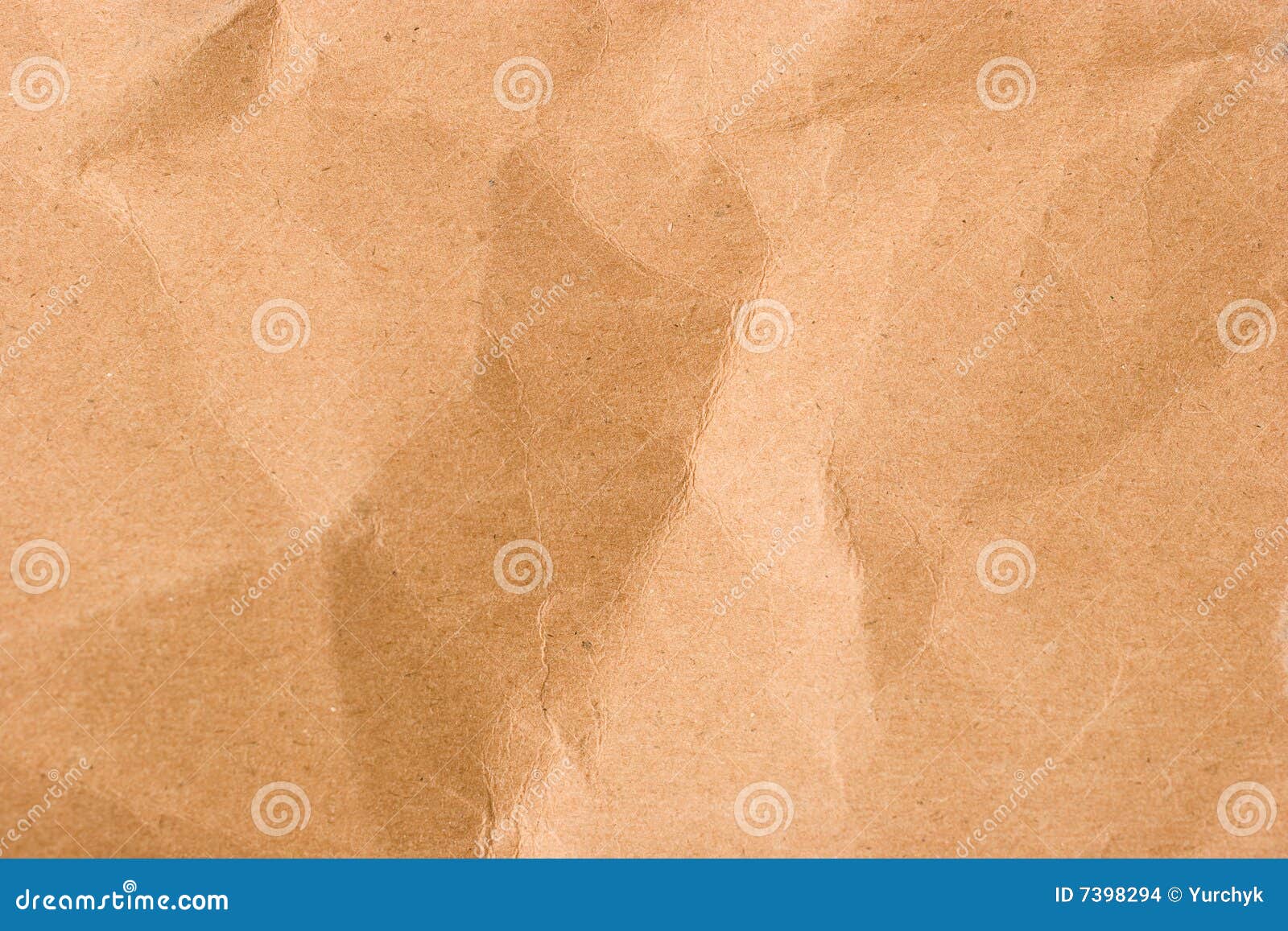 Wrinkled paper stock photo. Image of grunge, retro, color - 7398294