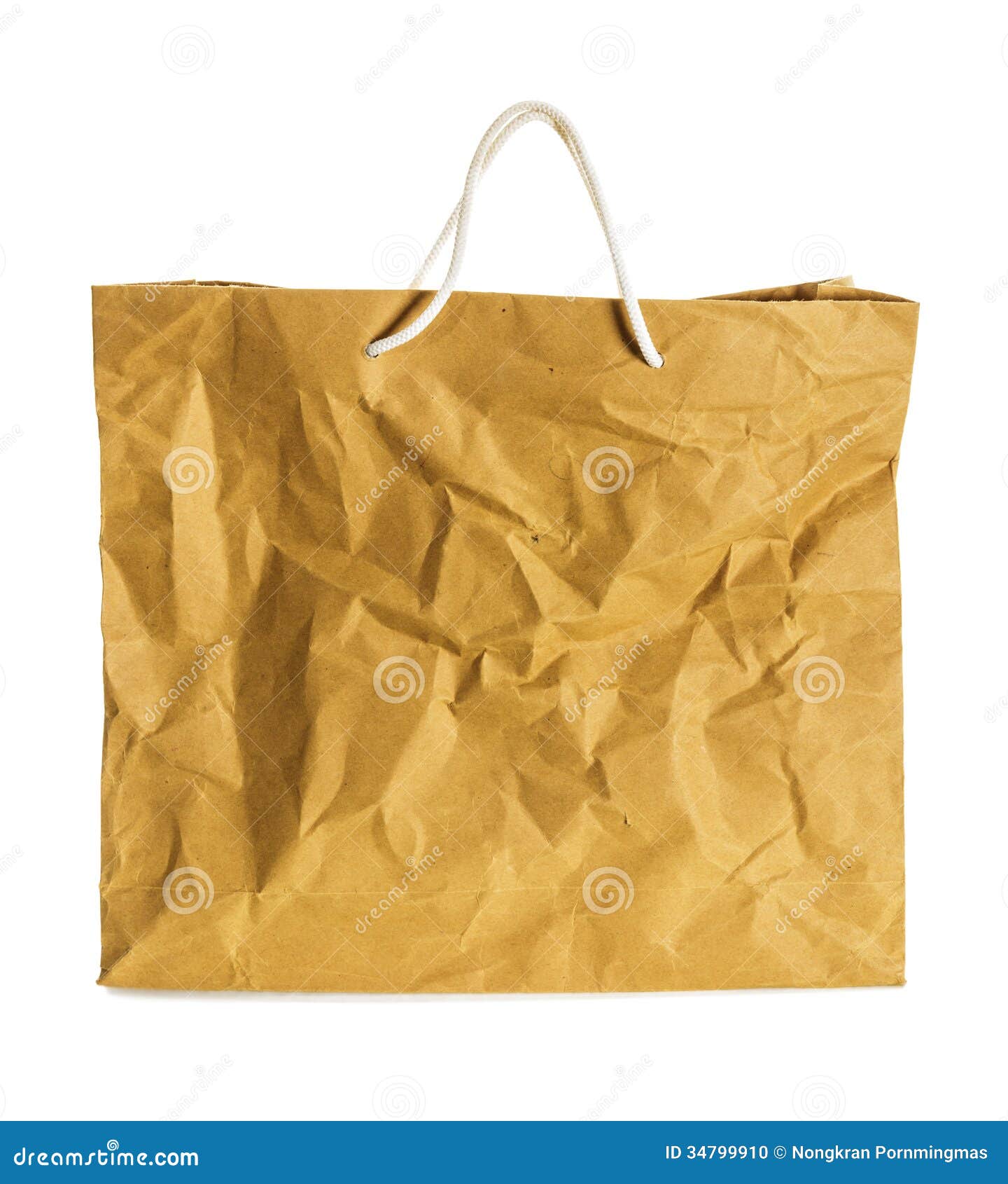 Wrinkled Paper Bag. Picture Image: 34799910