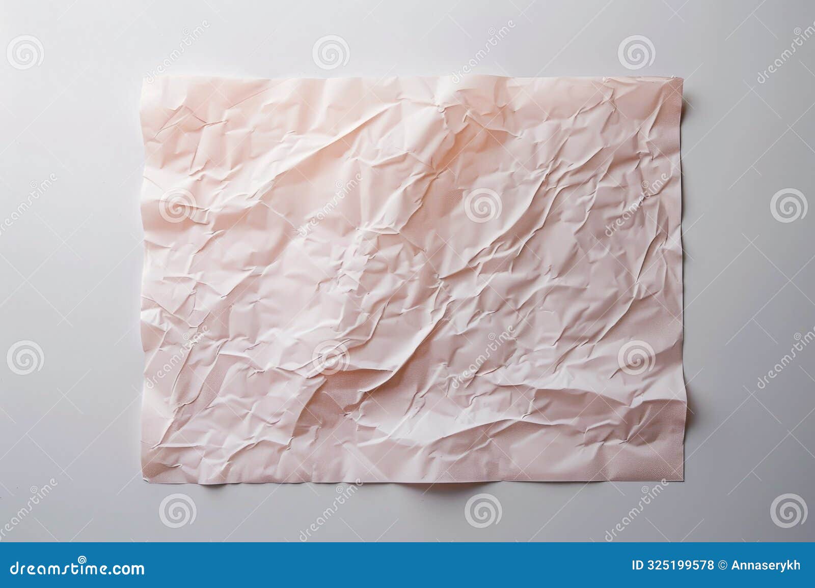 Wrinkled Plain A4 Sheet on White Background – Design for Print, Poster ...