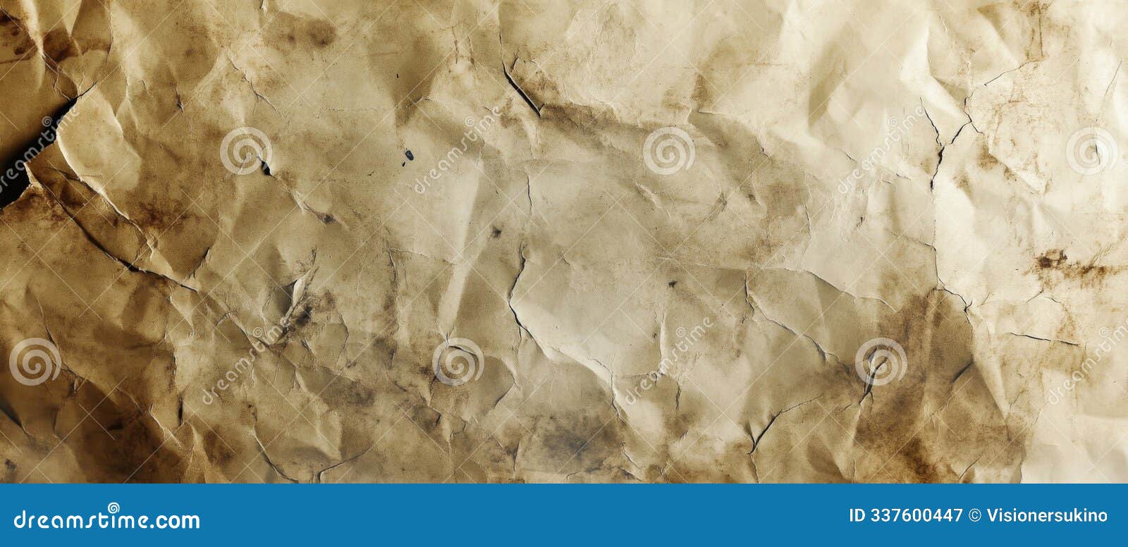 Wrinkled And Stained Brown Paper Texture Royalty-Free Stock Photo ...