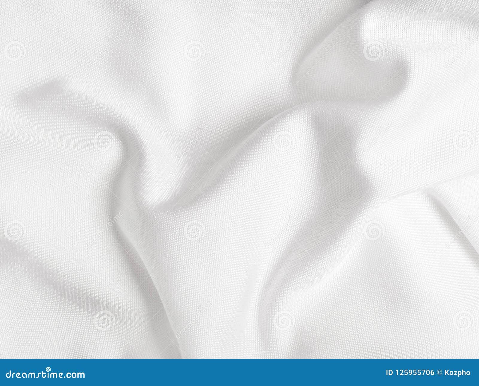Wrinkled Texture of White Synthetic Fabric Stock Photo - Image of ...