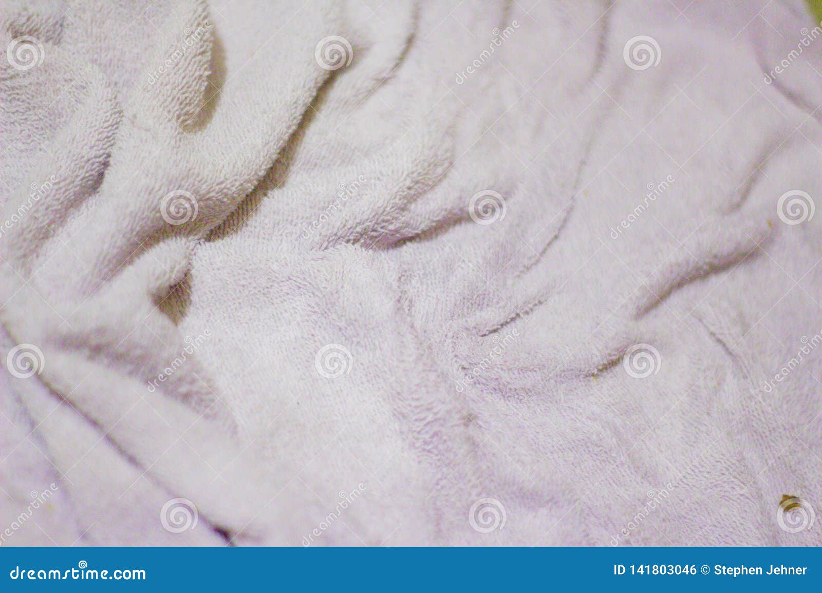 Laying Wrinkled White Fabric Towel Stock Photo - Image of groove ...