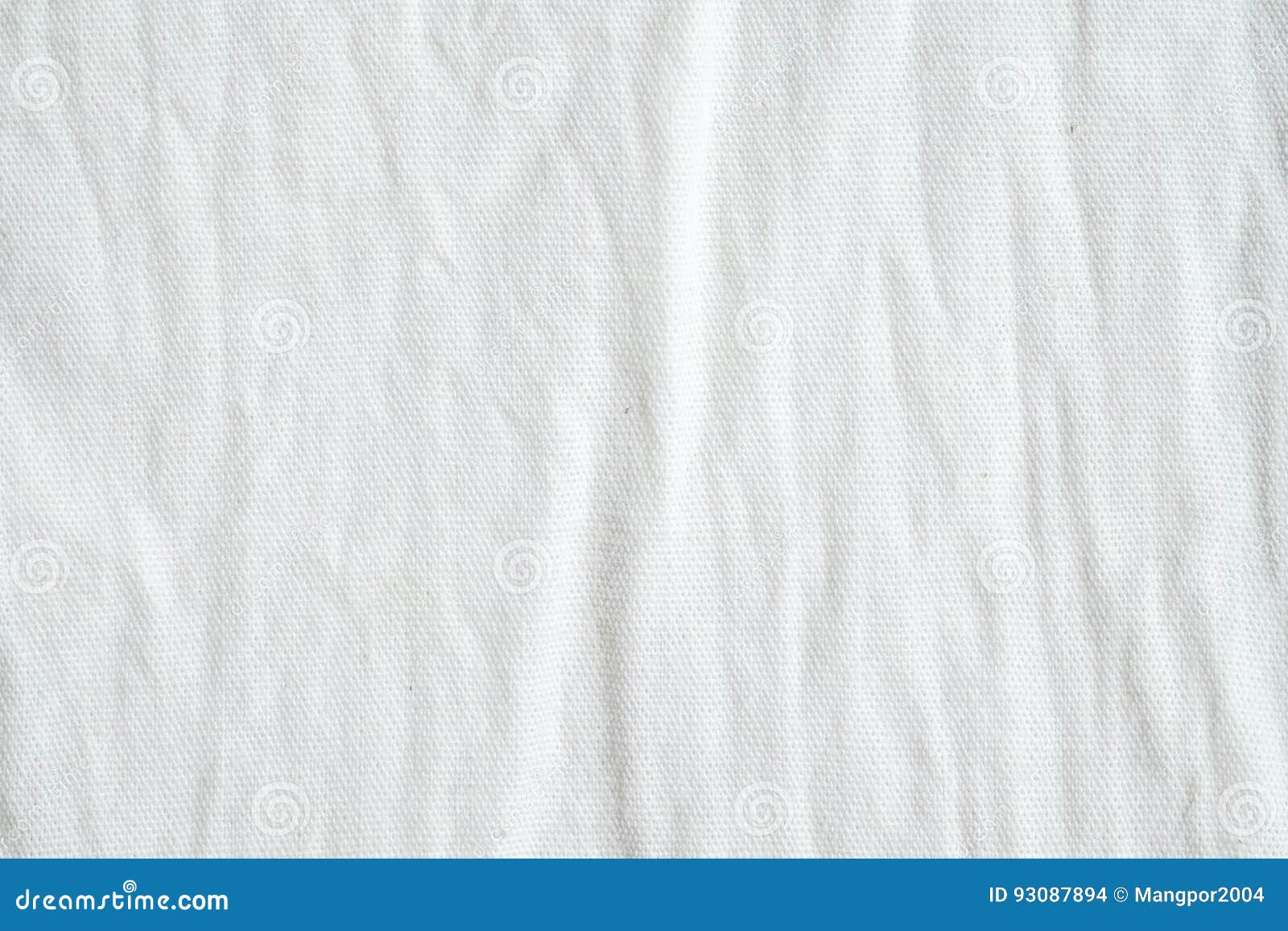 Wrinkled White Cotton Fabric Texture Background, Wallpaper Stock Photo ...