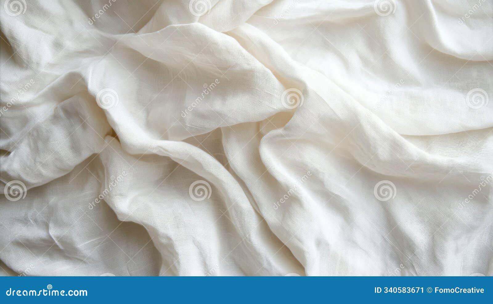 Wrinkled White Fabric With Smooth Texture Stock Image | CartoonDealer ...