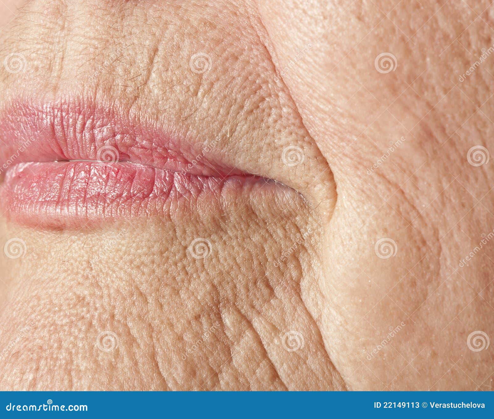 Wrinkled woman skin stock image. Image of tired, detail - 22149113