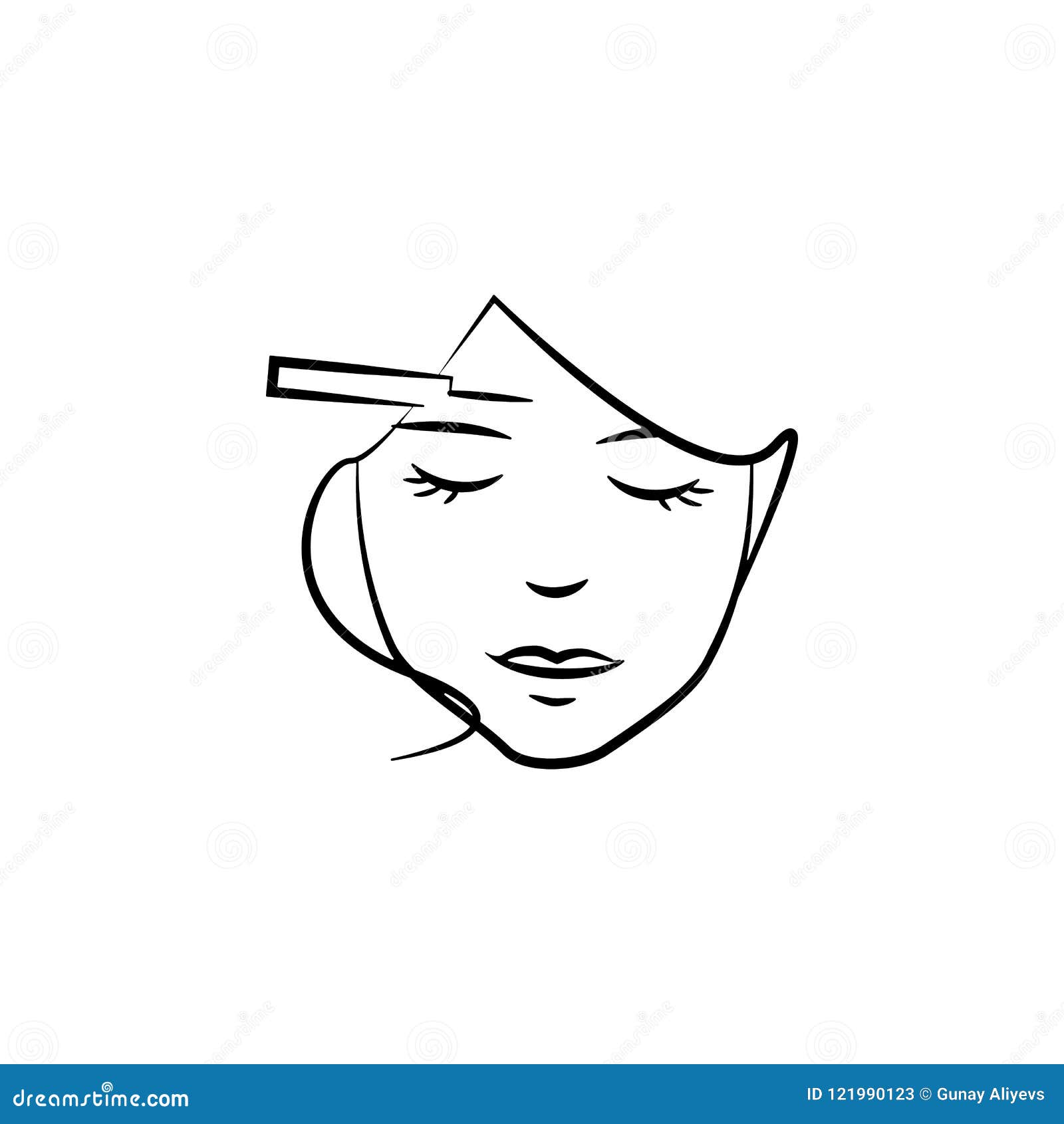 Wrinkles on the Forehead Icon. Element of Anti Aging Icon for Mobile ...