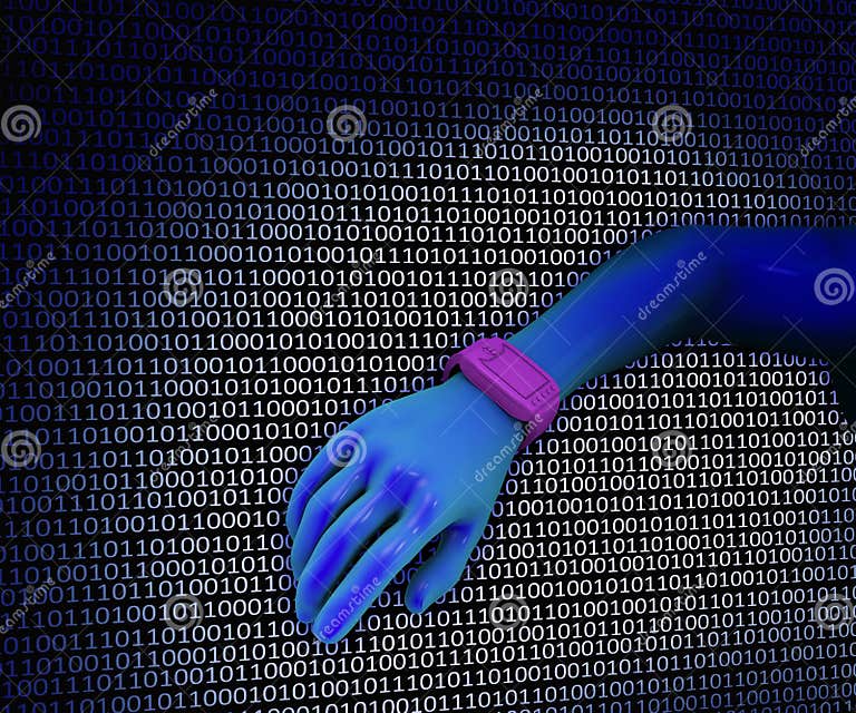 Wrist computer stock illustration. Illustration of prototype - 29692421