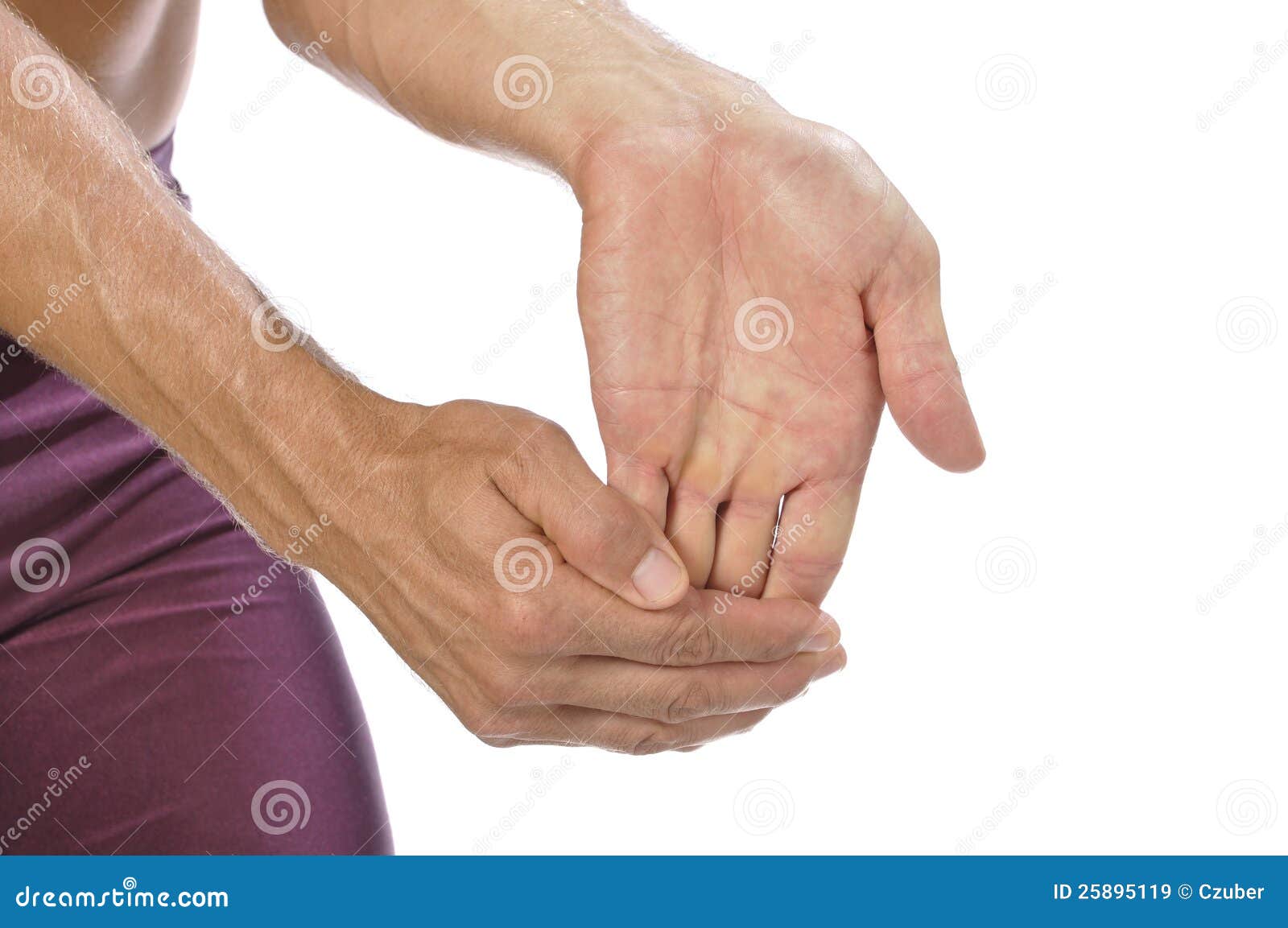 Wrist stretch stock image. Image of bend, fingers, shorts - 25895119