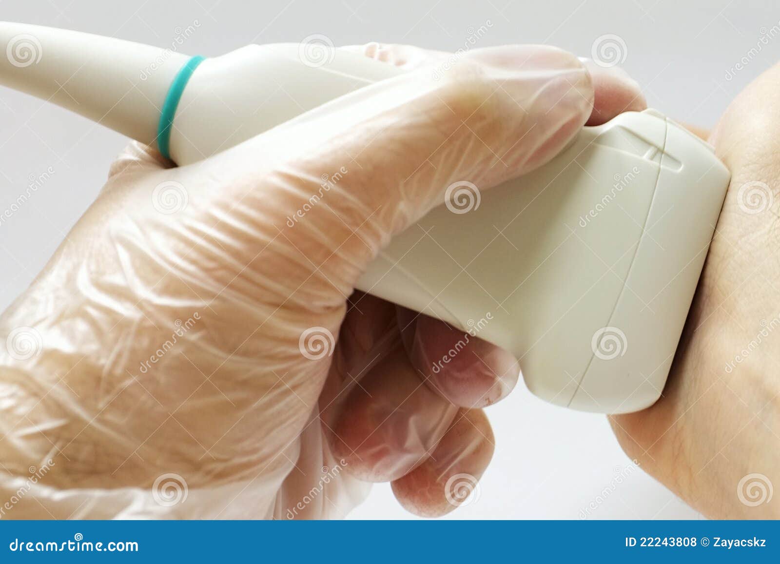 Wrist Ultrasound Scan With Linear Probe Stock Photography ...