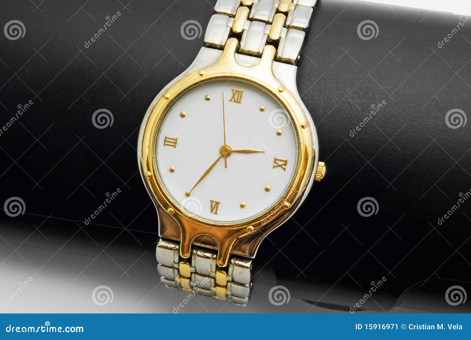 Wrist watch stock image. Image of metal, isolated, luxury - 15916971