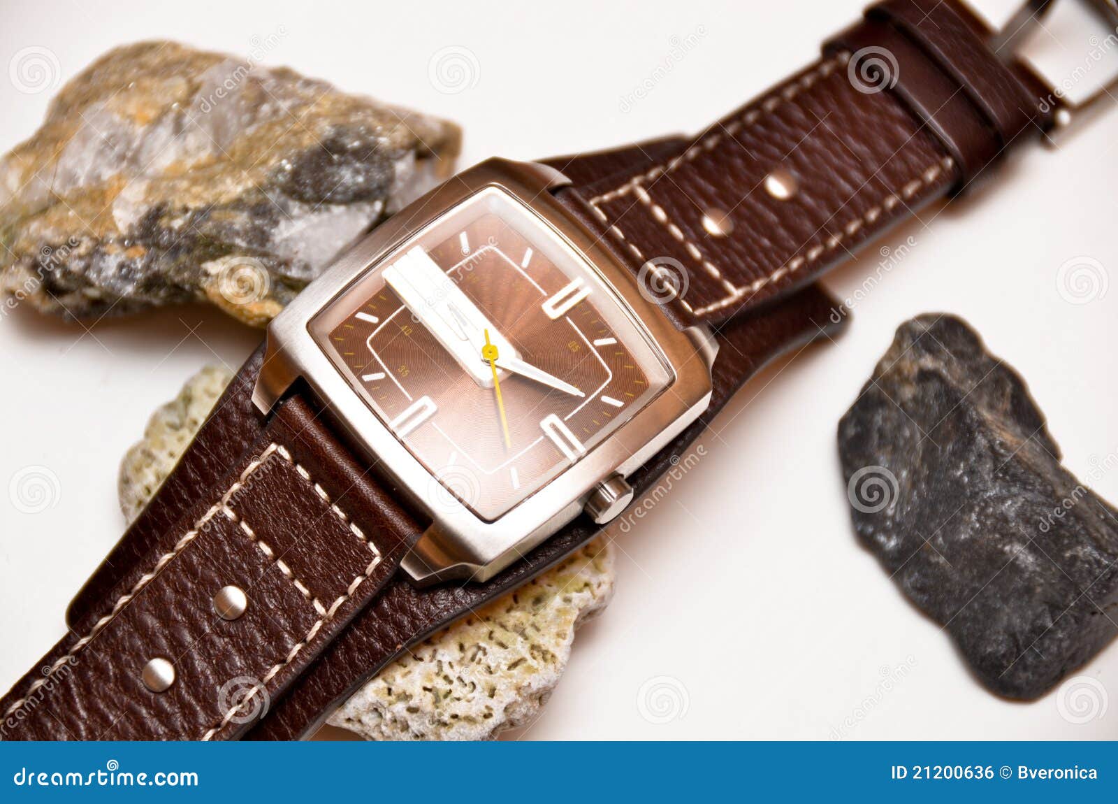 Wrist watch stock photo. Image of stainless, sport, chrome - 21200636