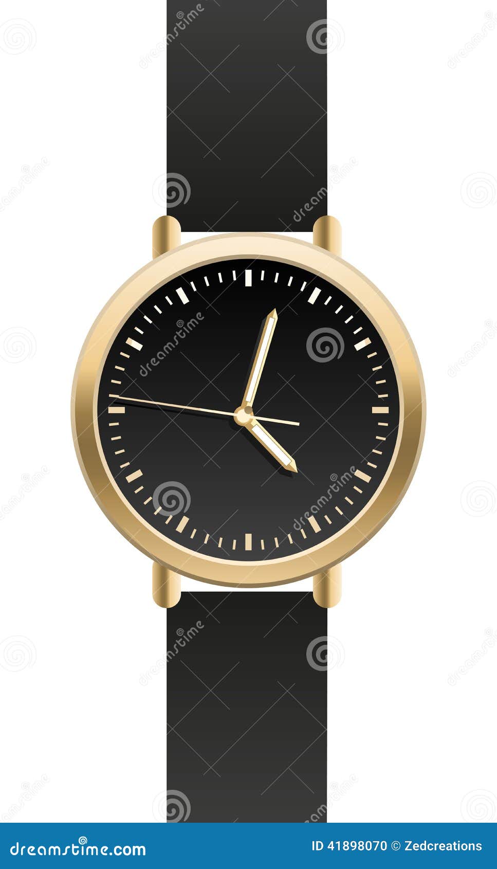 Wrist Watch stock vector. Illustration of traditional - 41898070