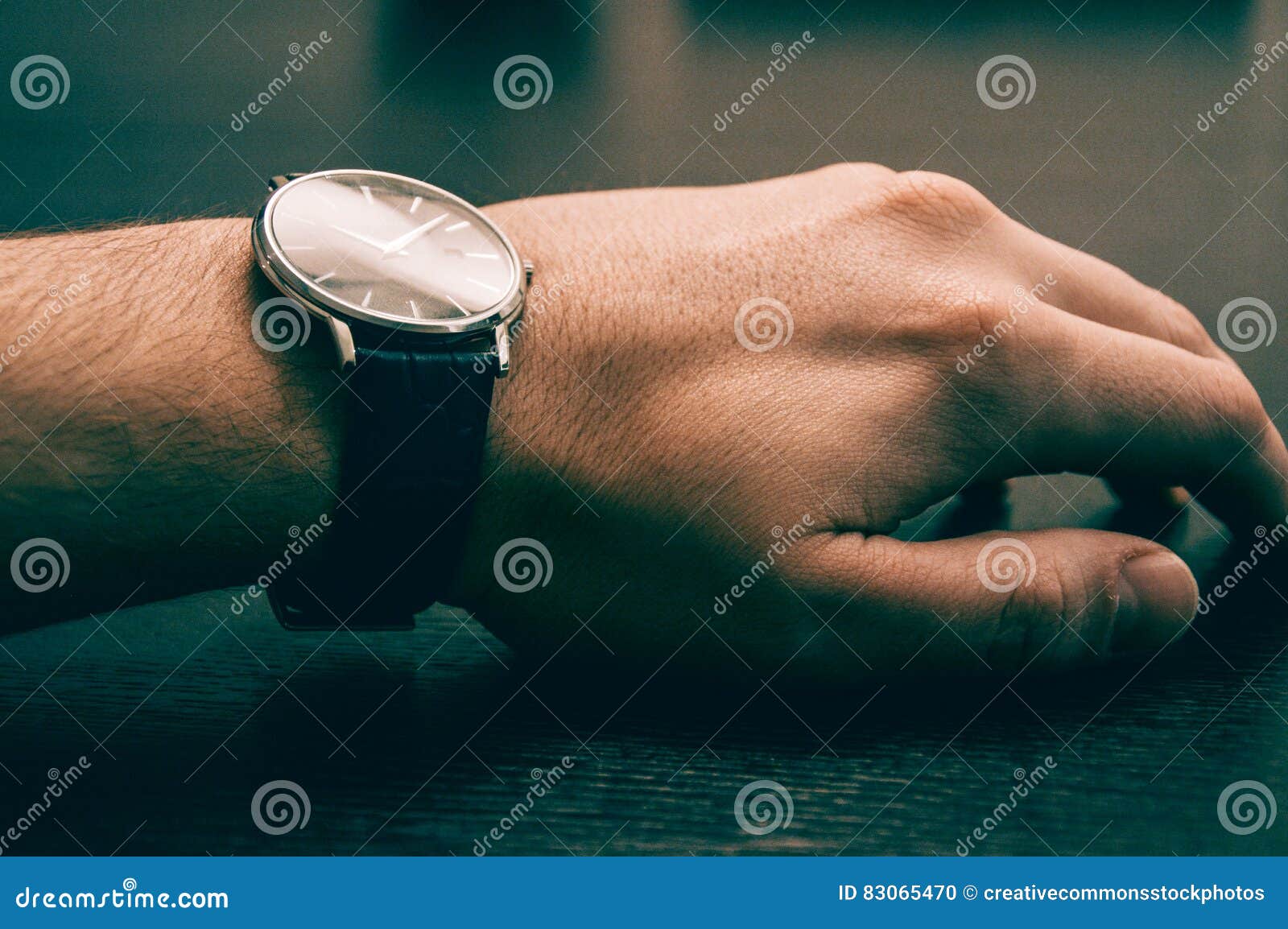 Wristwatch On Arm Picture. Image: 83065470