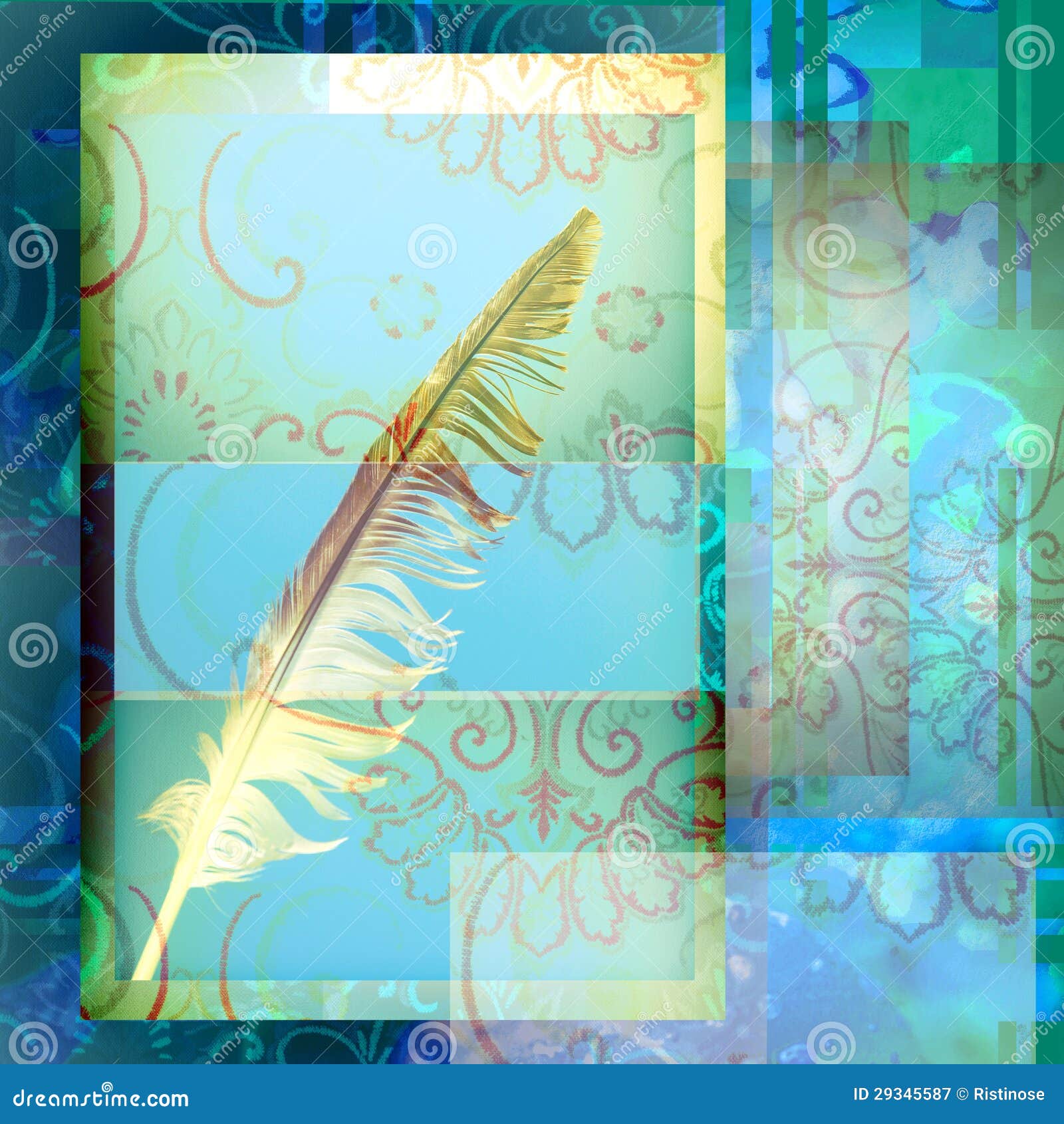 Write ancient bird feather stock image. Image of journal - 29345587