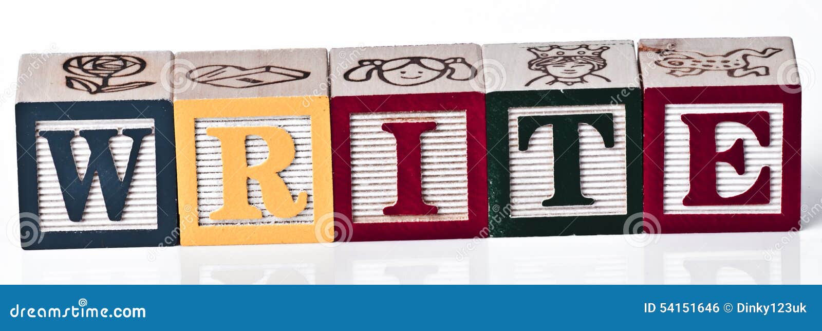 Write Blocks stock photo. Image of write, font, colorful - 54151646