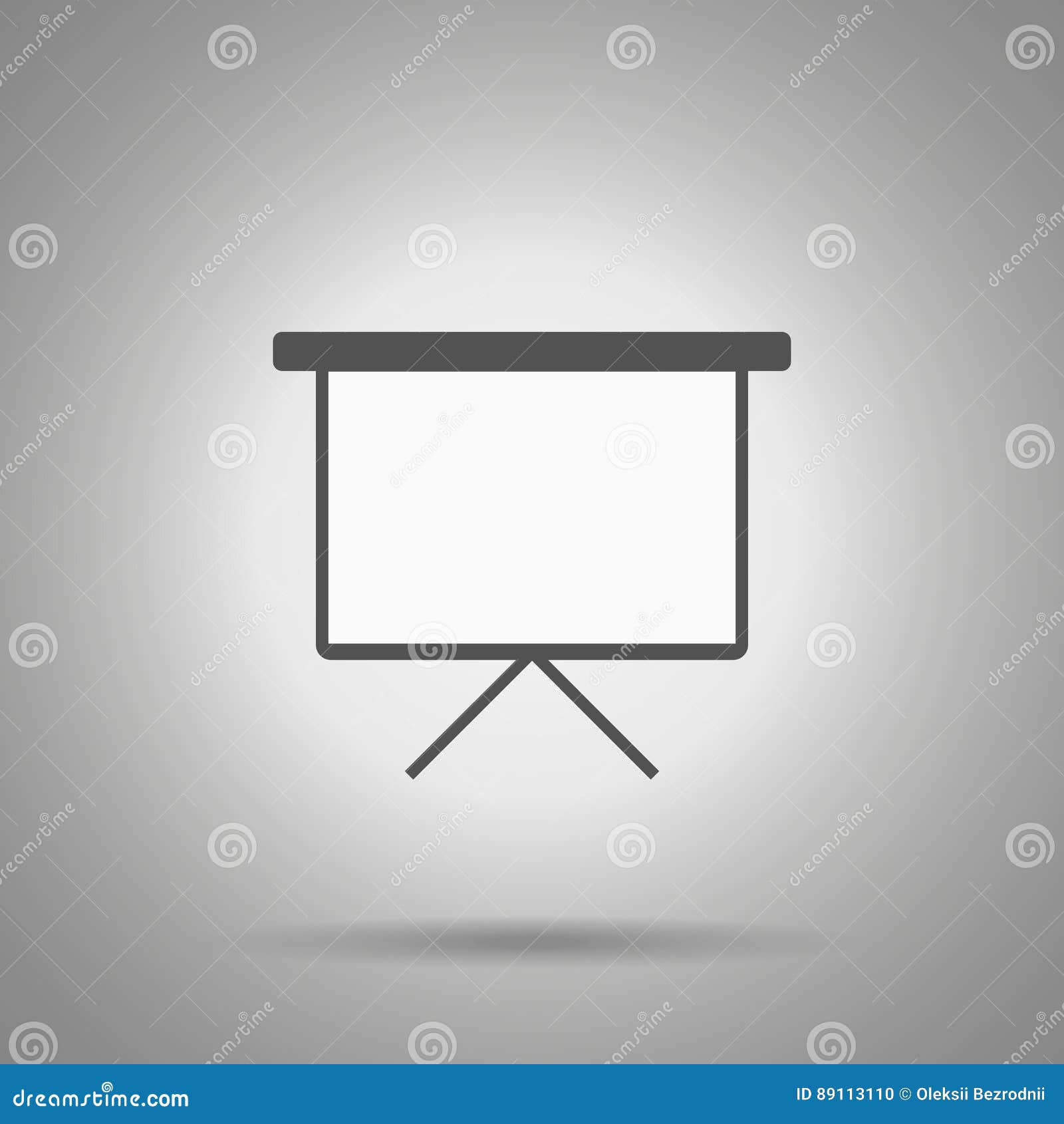 Write board icon stock vector. Illustration of eraser - 89113110