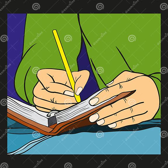 Write down stock vector. Illustration of professional - 28608774