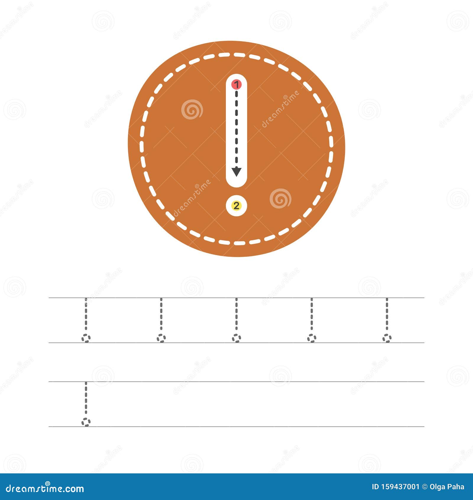 Write a exclamation mark stock vector. Illustration of exclamation ...