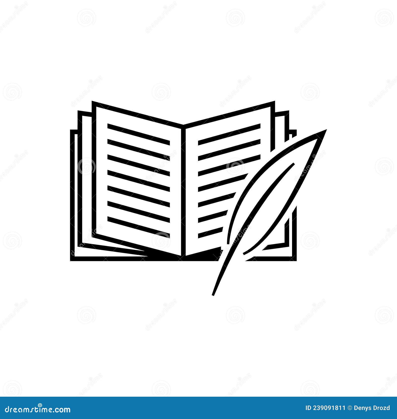 Write Icon Vector. Notes Illustration Sign. Writer Symbol. Notebook ...