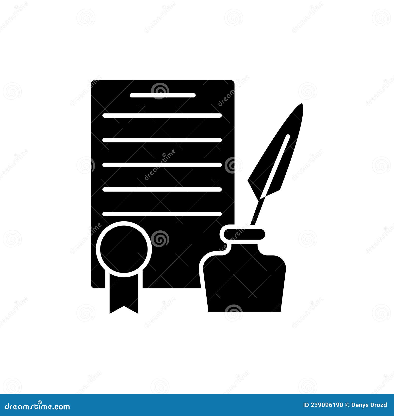 Write Icon Vector. Notes Illustration Sign. Writer Symbol. Notebook ...