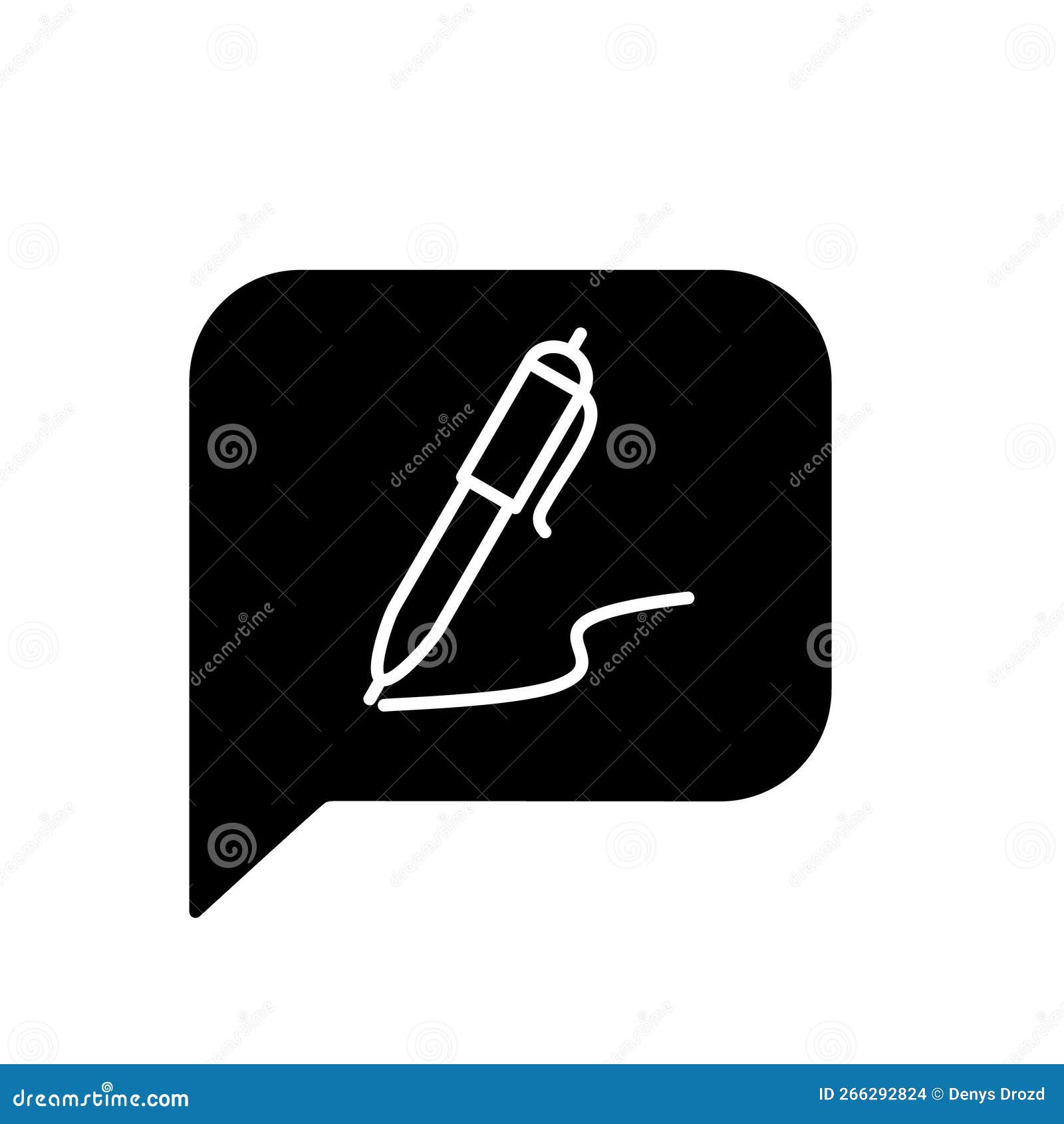 Write Icon Vector Set. Notes Illustration Sign Collection. Writer ...