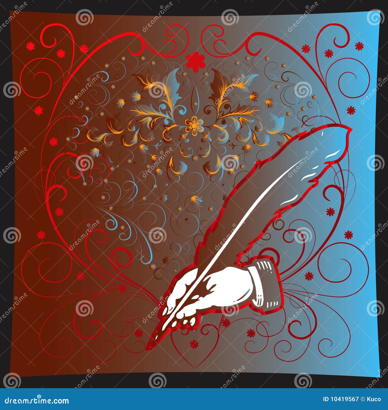 Write me stock vector. Illustration of relationship, send - 10419567