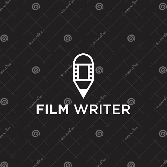 Write Movie Logo Design Vector Illustration Stock Vector - Illustration ...