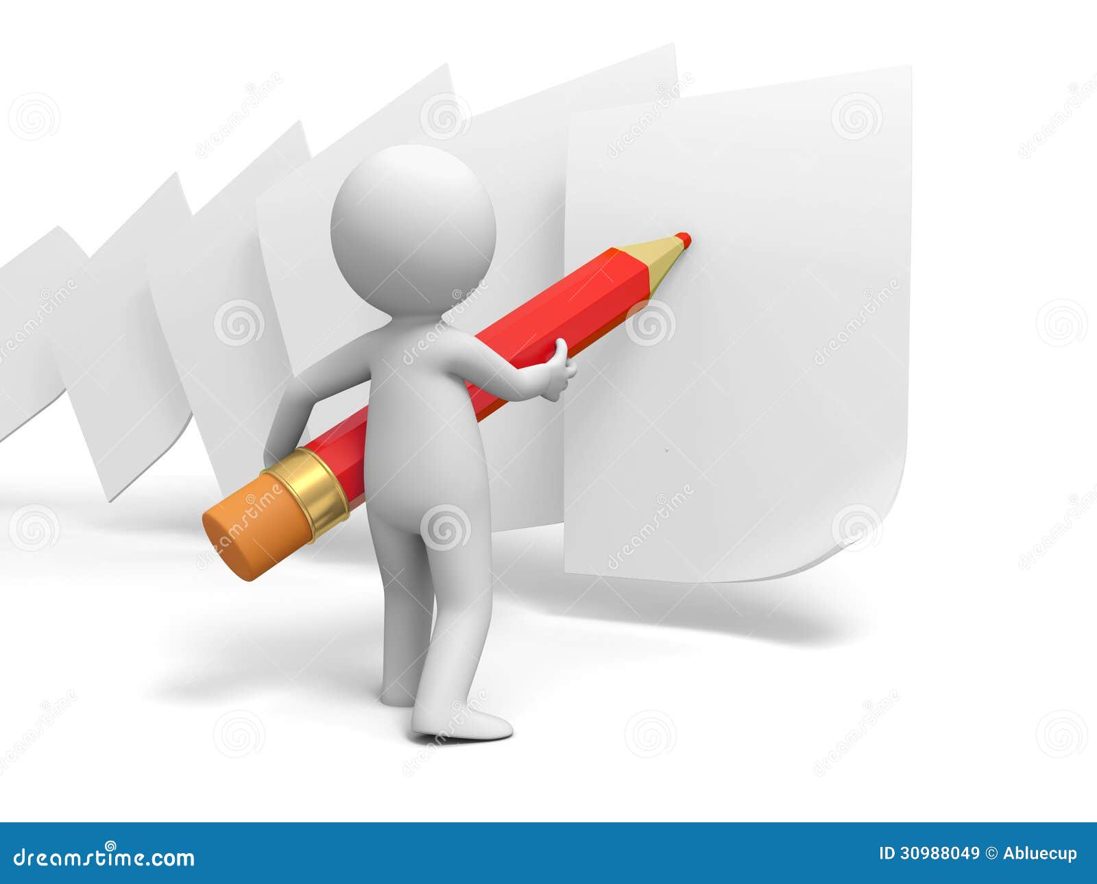 Write on paper stock illustration. Illustration of lined - 30988049