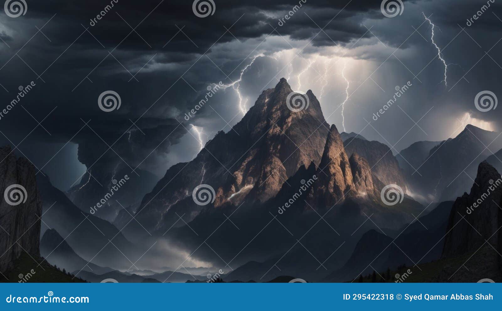 Write a Poem Capturing the Essence of a Thunderstorm Over a Mountain ...
