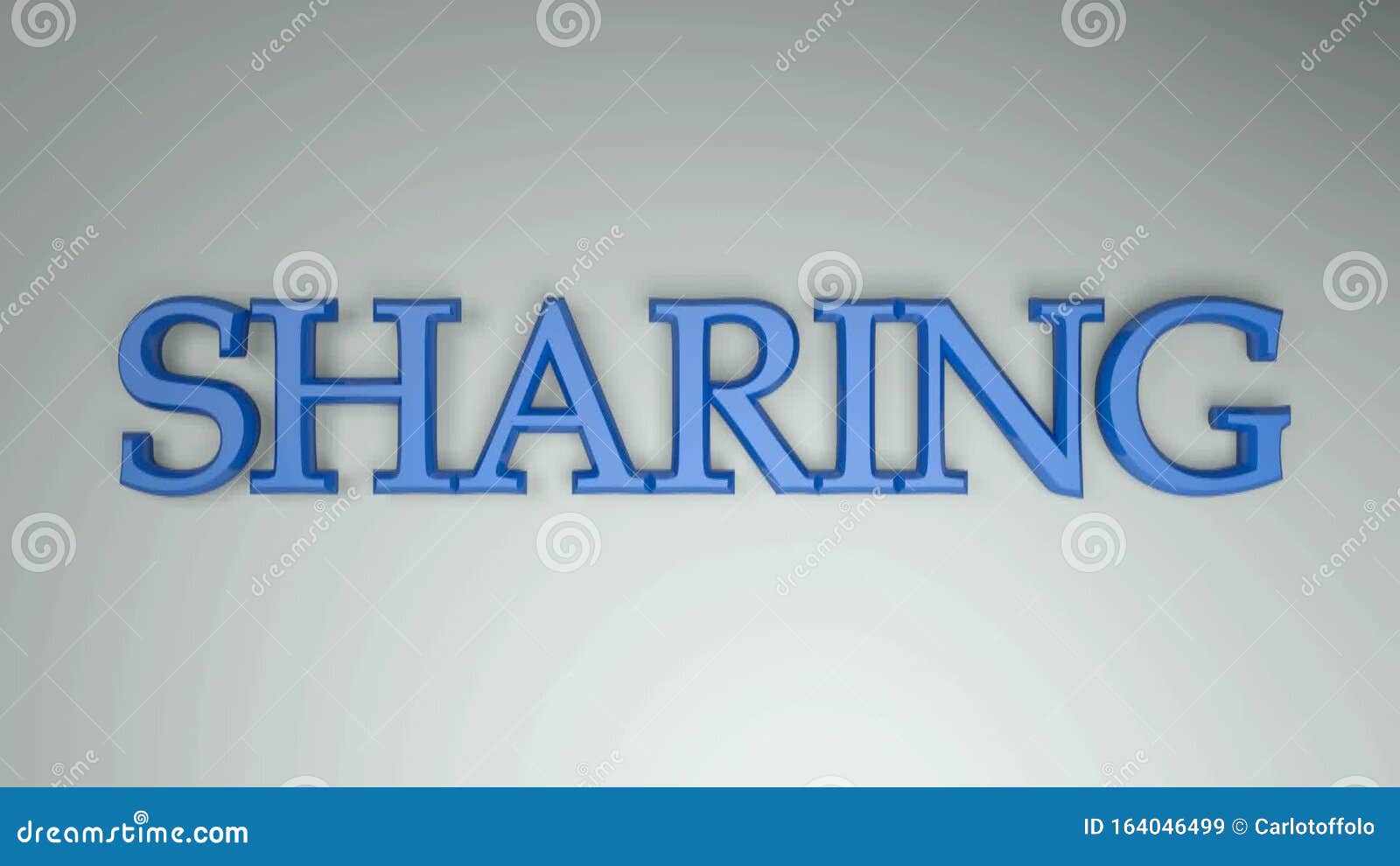 SHARING Blue with Horizontal Lines Going from One Side To the Other ...