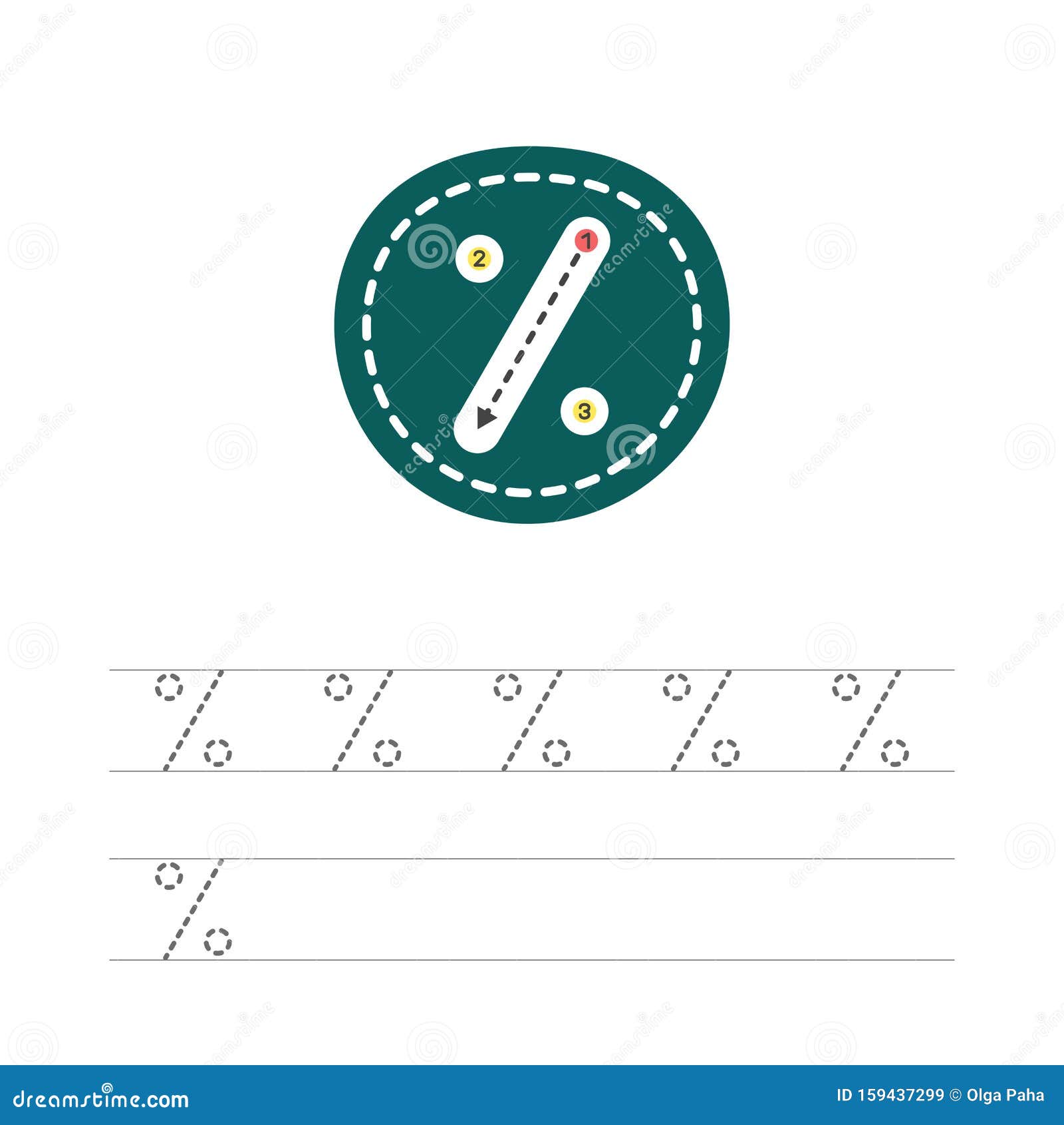 Write a sign division stock vector. Illustration of baby - 159437299